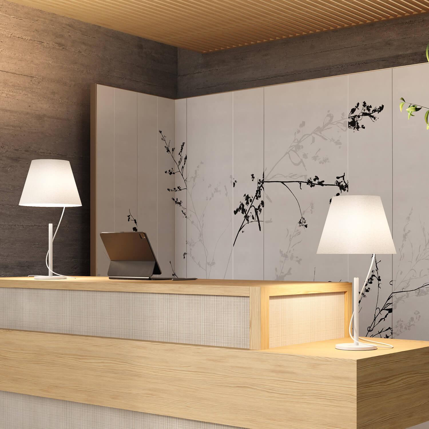 Floating LED table lamp Hover by Lodes